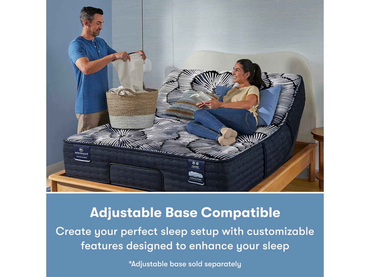 Perfect Sleeper X Lexton Medium Pillow Top 14.25 in. King Hybrid Mattress Ashley