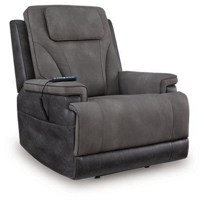 4Z-Serenity Zone Performance Fabric Triple Power Lift Recliner | Ashley