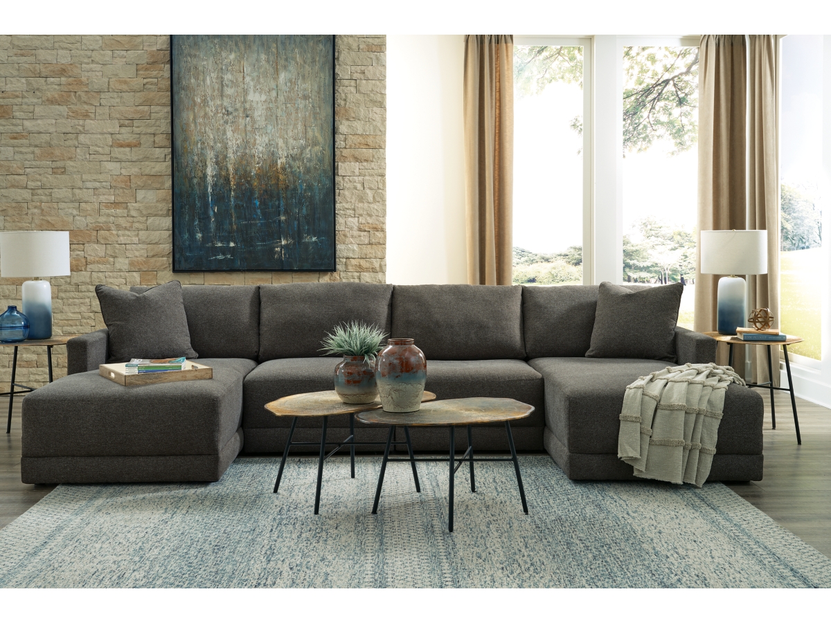 Evey 4 Piece Modular Sectional with Chaise Ashley