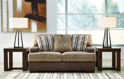 Click here for Alesbury Loveseat  Chocolate prices