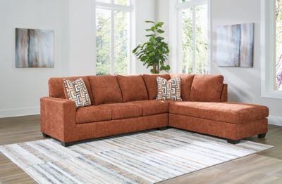 Click here for Aviemore 2-Piece Sectional with Chaise  Spice prices