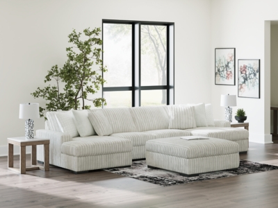 Click here for Stupendous 4-Piece Sectional with Double Chaise  A... prices
