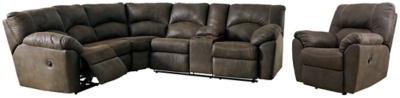 Click here for Tambo 2-Piece Sectional with Recliner  Canyon prices