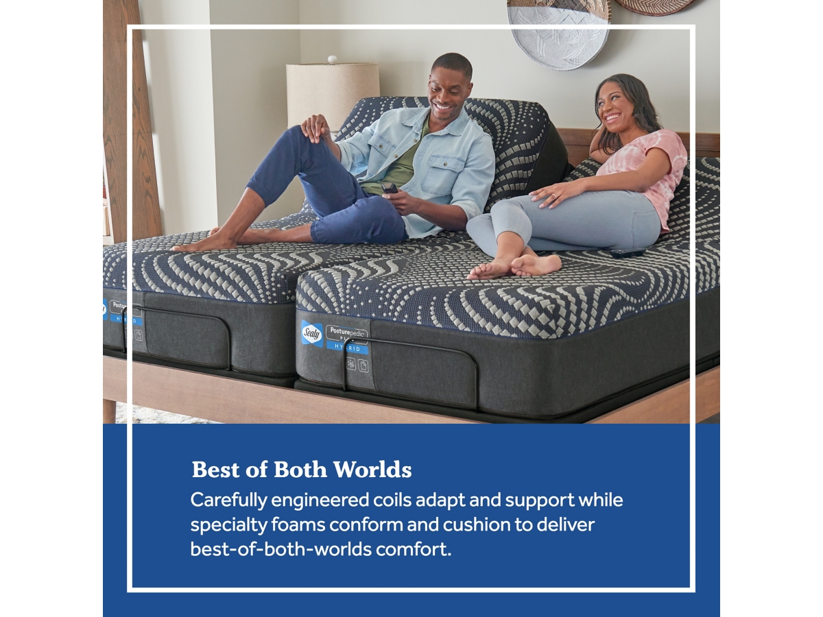 Sealy Posturepedic Plus Albany Hybrid Medium California King Mattress