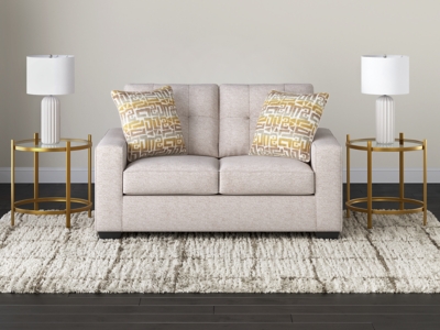Click here for Storrow Loveseat  Stone prices