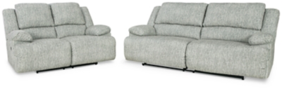 McClelland Manual Reclining Sofa and Loveseat | Ashley