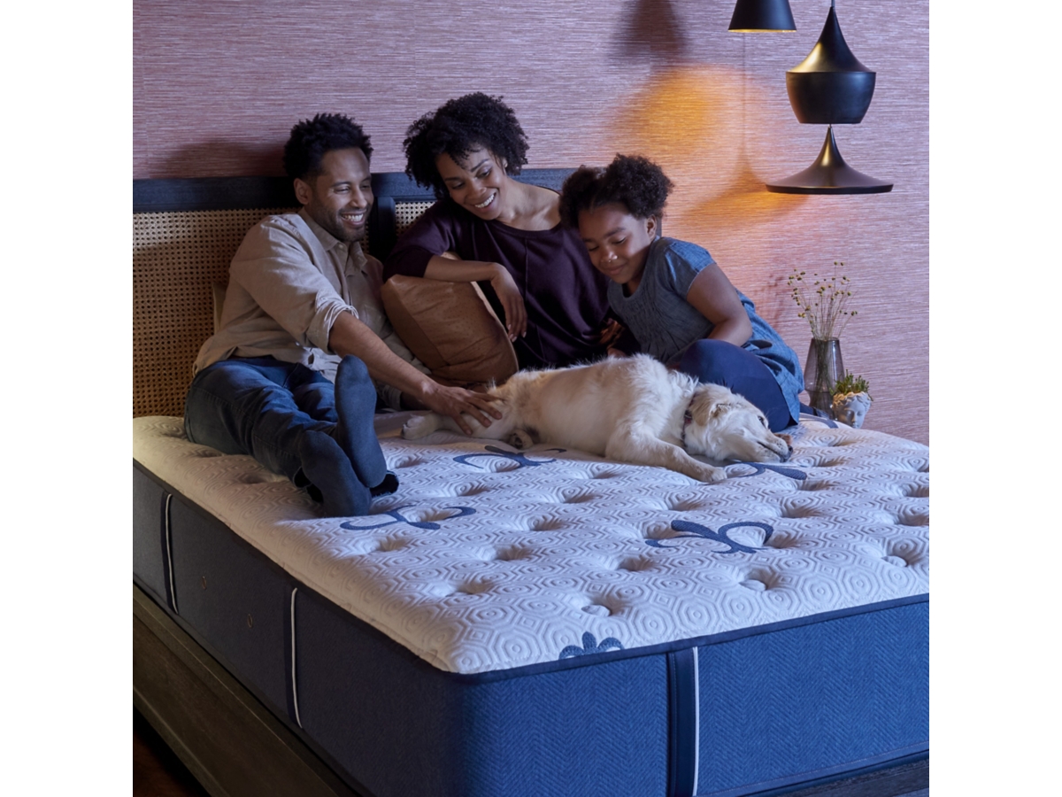 Stearns Foster Studio Collection Medium Tight Top King Mattress with Sealy Ease 4.0 Adjustable Base