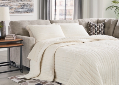 Click here for Mahoney 2-Piece Sleeper Sectional with Chaise  Peb... prices