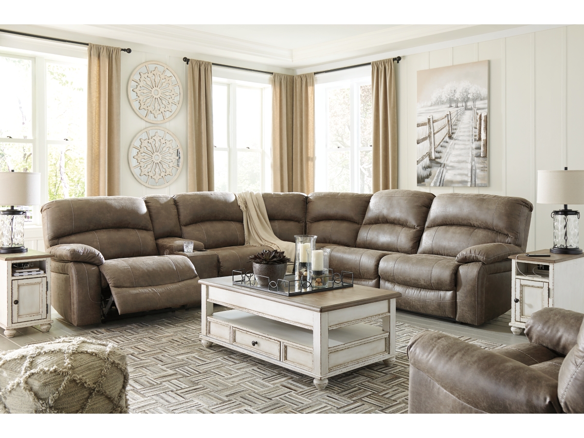 Realyn Coffee Table with 2 End Tables Ashley