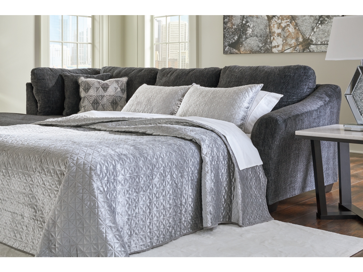 Biddeford 2 Piece Sleeper Sectional with Chaise Ashley