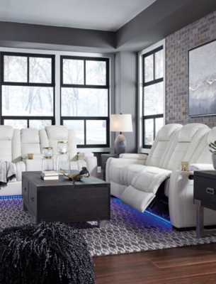 Party Time Power Reclining Sofa and Loveseat Set | Ashley Furniture ...