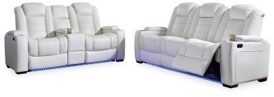 Party Time Power Reclining Sofa and Loveseat Set | Ashley Furniture ...