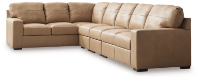 Click here for Bandon 4-Piece Leather Sectional  Toffee prices