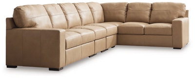 Click here for Bandon 4-Piece Leather Sectional  Toffee prices