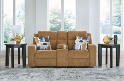 Click here for Kanlow Manual Reclining Loveseat with Console  Hon... prices