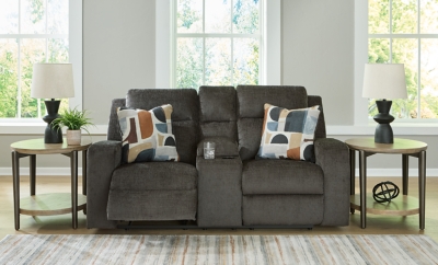 Click here for Kanlow Manual Reclining Loveseat with Console  Dus... prices