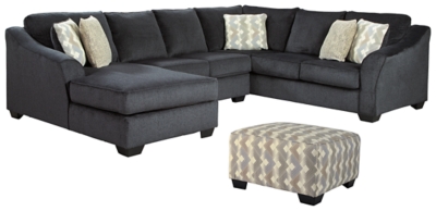 Eltmann 3-Piece Sectional with Ottoman | Ashley Furniture HomeStore