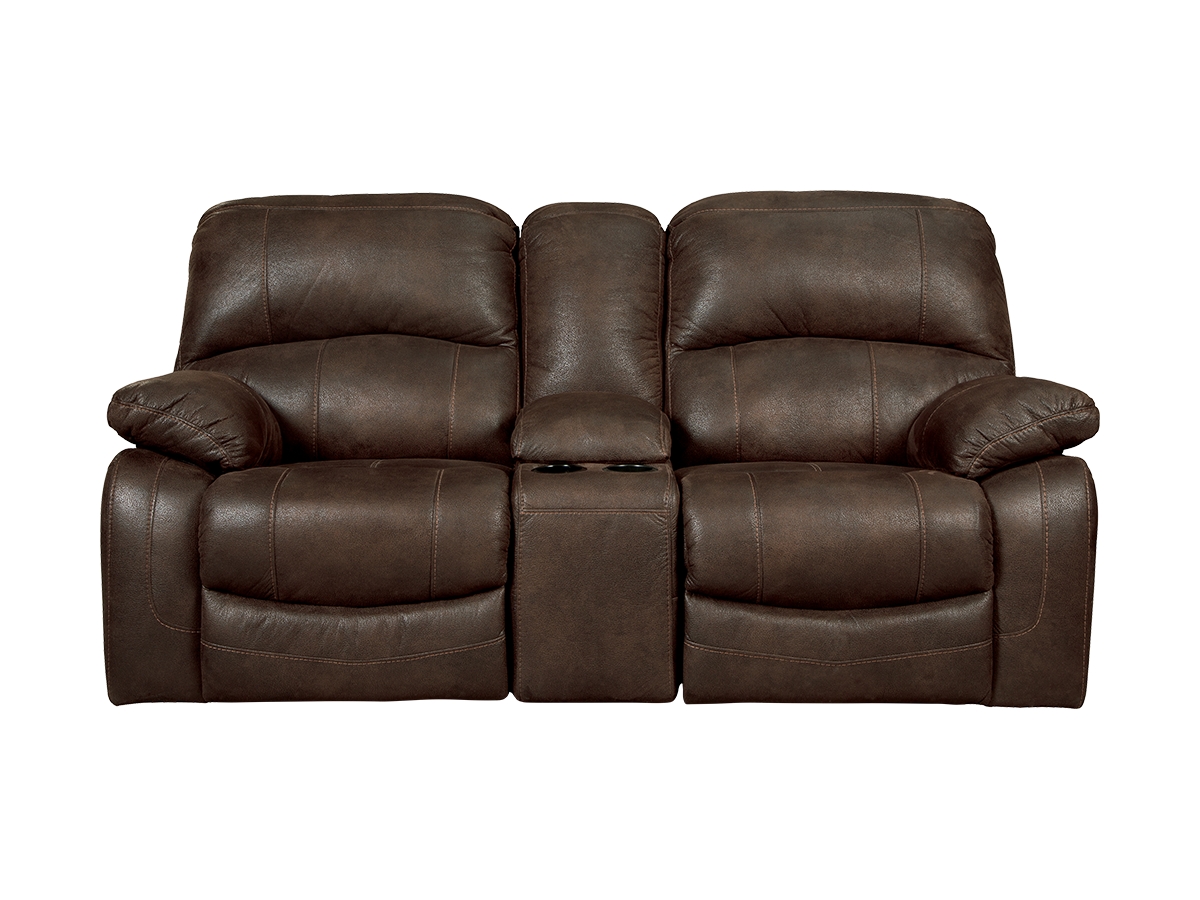 Zavier Power Glider Reclining Loveseat with Console Ashley