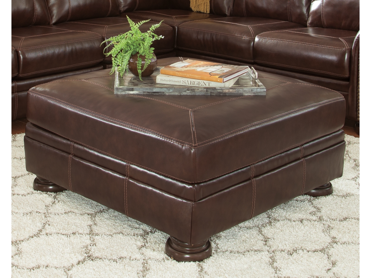 Ashley leather ottoman coffee table store