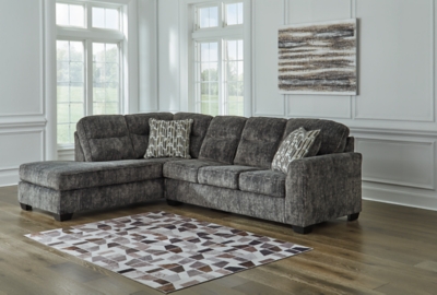 Click here for Lonoke 2-Piece Sectional with Chaise  Gunmetal prices