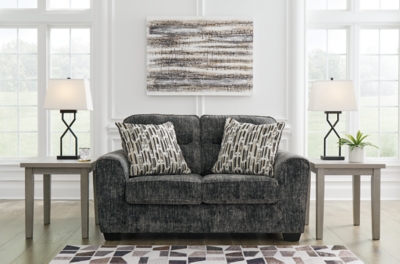 Click here for Lonoke Loveseat  Gunmetal prices