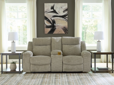 Click here for Evereast Pass Manual Reclining Loveseat with Conso... prices