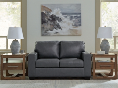 Click here for Bolsena Leather Loveseat Leather  Admiral prices