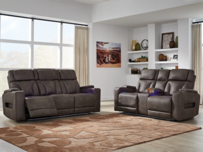 Click here for Warrior Peak Sofa and Loveseat  Umber prices