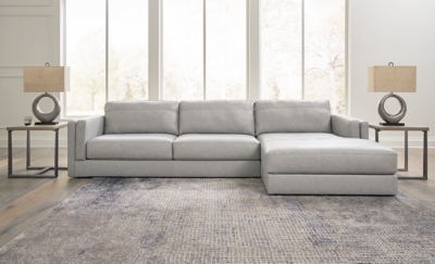 Click here for Amiata 2-Piece Leather Sectional with Chaise Leath... prices