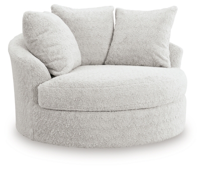 Click here for Snodoodle Oversized Swivel Accent Chair  Arctic prices