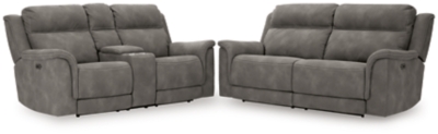 Next-Gen DuraPella Performance Fabric Dual Power Reclining Sofa and ...
