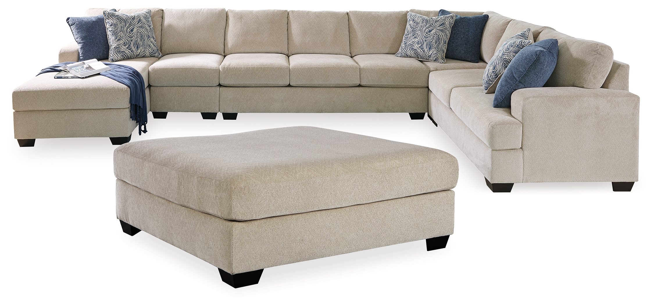Enola sepia 4 piece sectional store