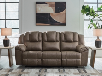 Click here for Knoxlee Manual Reclining Sofa  Driftwood prices