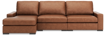 Click here for Calden 3-Piece Leather Modular Sectional with Chai... prices