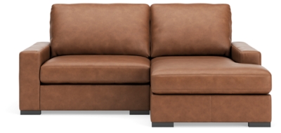Click here for Calden 2-Piece Leather Modular Sectional with Chai... prices