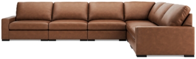 Click here for Calden 6-Piece Leather Modular L-Shaped Sectional... prices