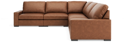 Click here for Calden 5-Piece Leather Modular Corner Sectional  C... prices