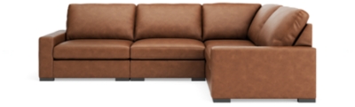 Click here for Calden 4-Piece Leather Modular L-Shaped Sectional... prices