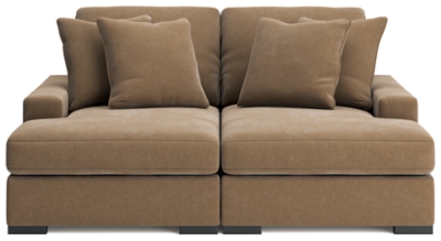 Click here for Calden 2-Piece Velvet Modular Super Chaise  Sable prices