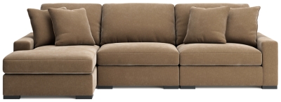 Click here for Calden 3-Piece Velvet Modular Sectional with Chais... prices