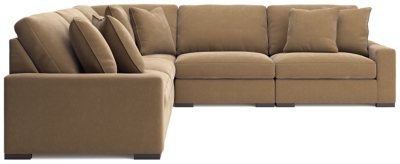 Click here for Calden 5-Piece Velvet Modular Corner Sectional  Sa... prices