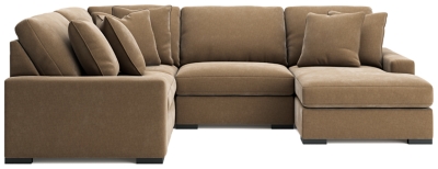 Click here for Calden 4-Piece Velvet Modular Sectional with Chais... prices