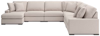 Click here for Calden 6-Piece Boucle Modular Sectional with Chais... prices