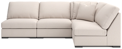 Click here for Calden 4-Piece Boucle Modular L-Shaped Sectional... prices