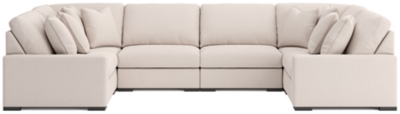 Click here for Ashley Luxe Calden Boucle 6-Piece Modular U-Shaped... prices