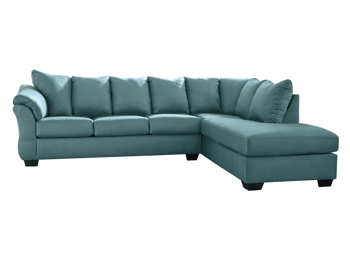 Darcy 2 Piece Sectional with Chaise and Sleeper Ashley