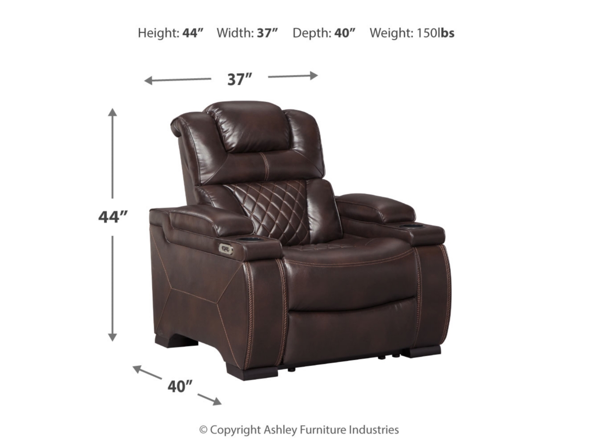 Warnerton Dual Power Recliner Ashley