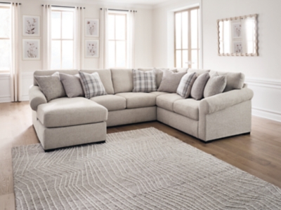 Click here for Bridgemont 4-Piece Sectional with Chaise  Stone prices