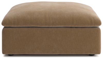 Click here for Whitehaven Velvet Oversized Accent Ottoman  Sable prices