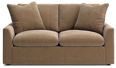 Click here for Whitehaven Velvet Loveseat  Sable prices